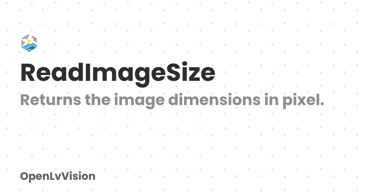 ReadImageSize | OpenLvVision