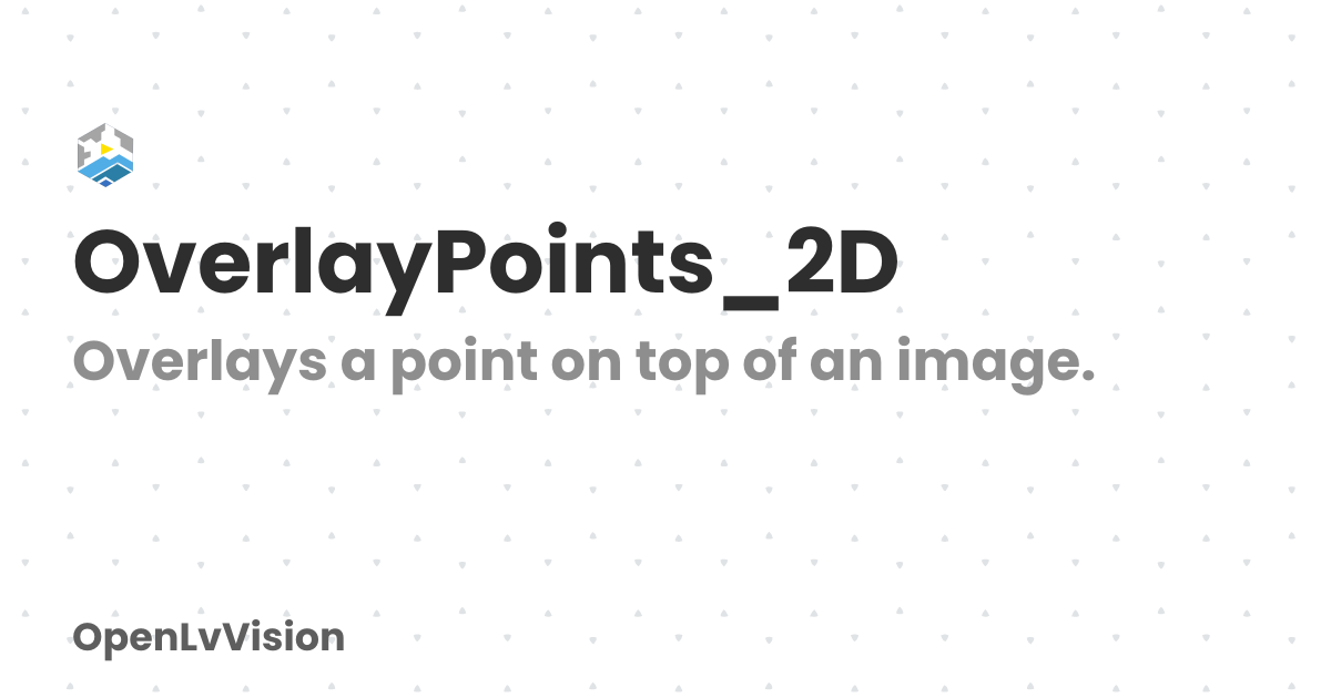 OverlayPoints_2D | OpenLvVision